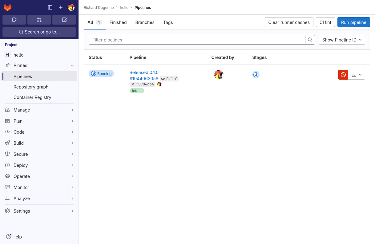 Setting up a private OPAM repository on GitLab step-by-step – Richard Degenne